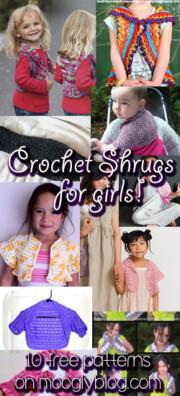 Pretty Spring Crochet Shrugs for Girls: 10 Free Patterns! - moogly
