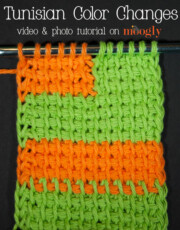 Video Tutorial: Tunisian Color Changes - moogly