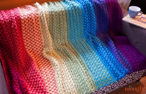 Moroccan Tile Afghan - Free Crochet Pattern on Moogly