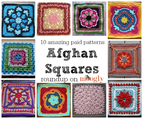 Free patterns for crochet afghan squares - graphklo