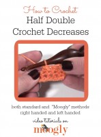 Video Tutorial: #Crochet Half Double Crochet Decreases!