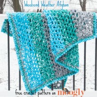 Free #Crochet Pattern: Weekend Weather Afghan - moogly