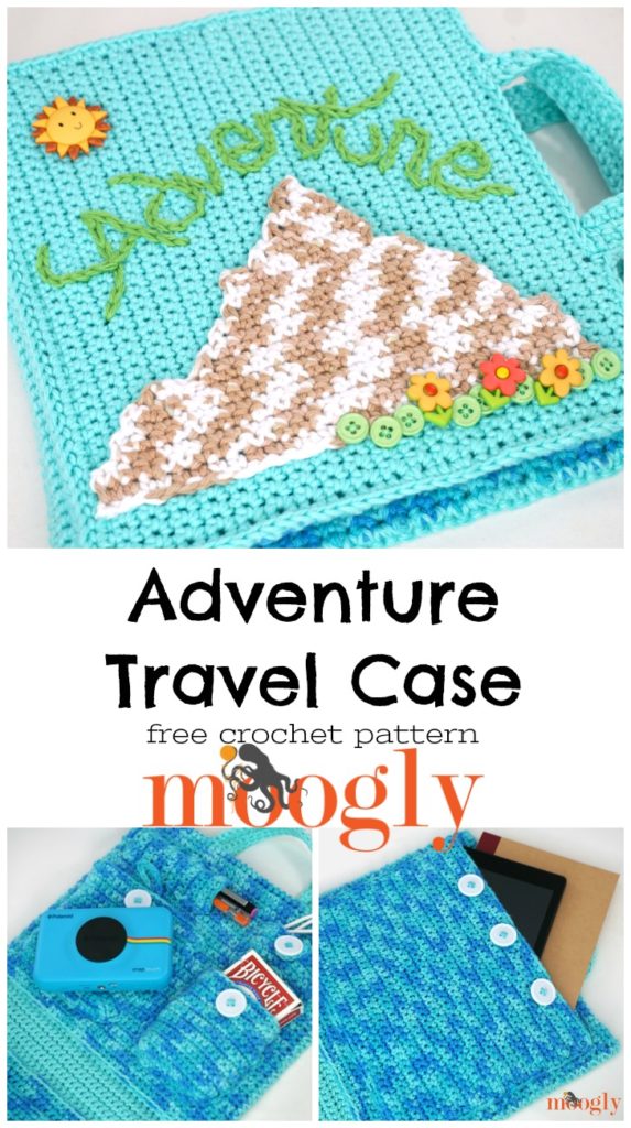 Adventure Travel Case - Free Crochet Pattern on Moogly