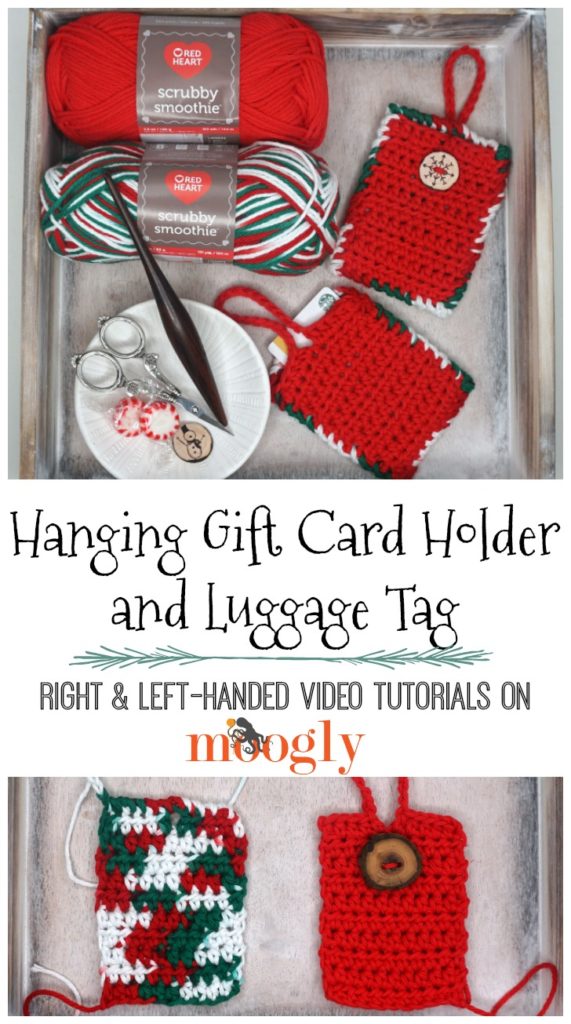 Hanging Gift Card Holder and Luggage Tag Tutorial - moogly