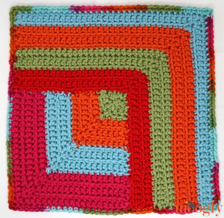 Moogly CAL 2018 – Afghan Block #24 by Linda Dean