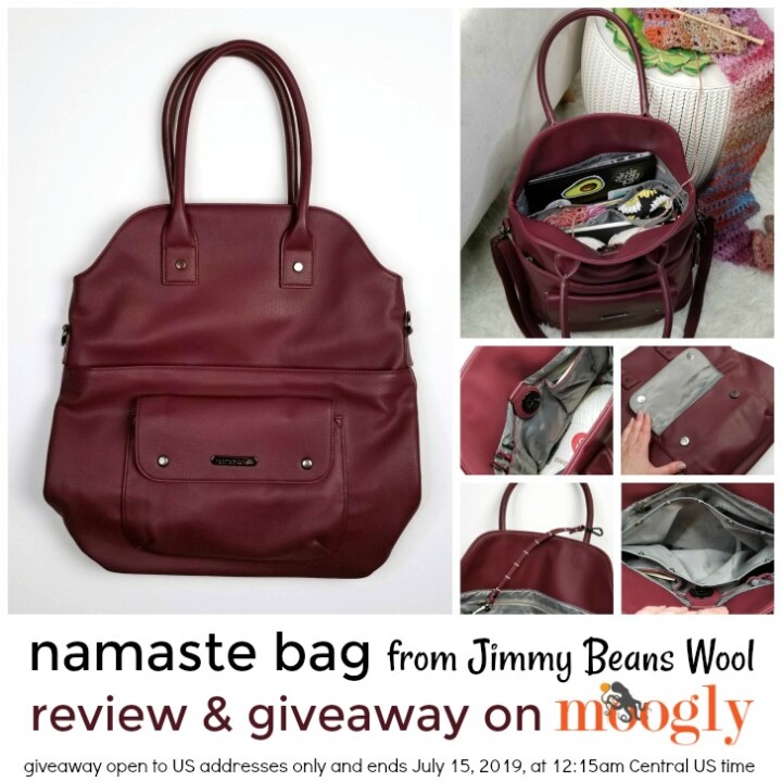 Namaste Bag Review and Giveaway from Jimmy Beans Wool - Moogly