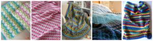 Bright Chevron Borderless Blanket - Free Pattern on Moogly
