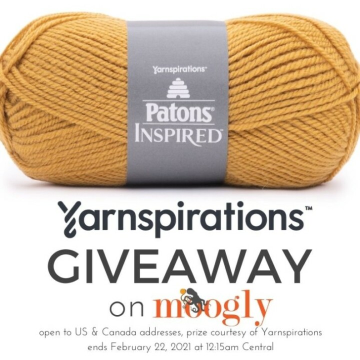 Patons Inspired Giveaway - Win 5 Skeins on Moogly!