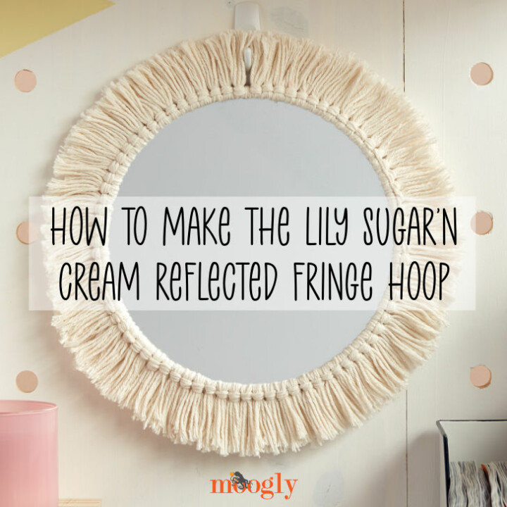 How to Make the Fringe Hoop Decoration - moogly