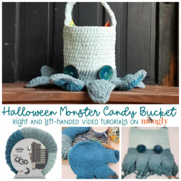 Halloween Monster Candy Bucket Tutorial - moogly