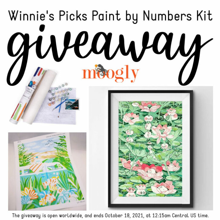 Winnie's Picks Paint by Number Review and Giveaway - moogly