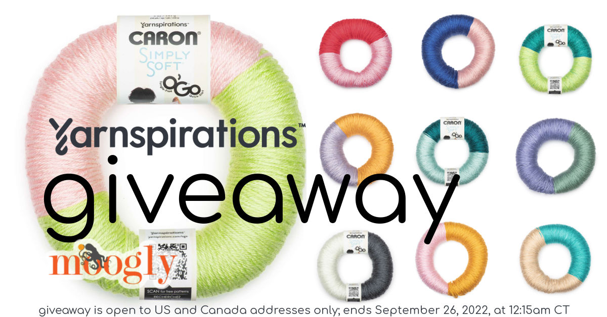 Caron Simply Soft O'Go Giveaway - moogly