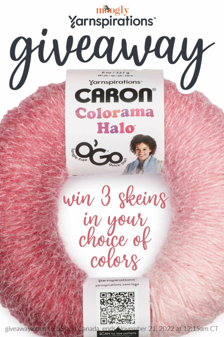 Caron Colorama Halo O'Go Giveaway - Win 3 Skeins on Moogly!