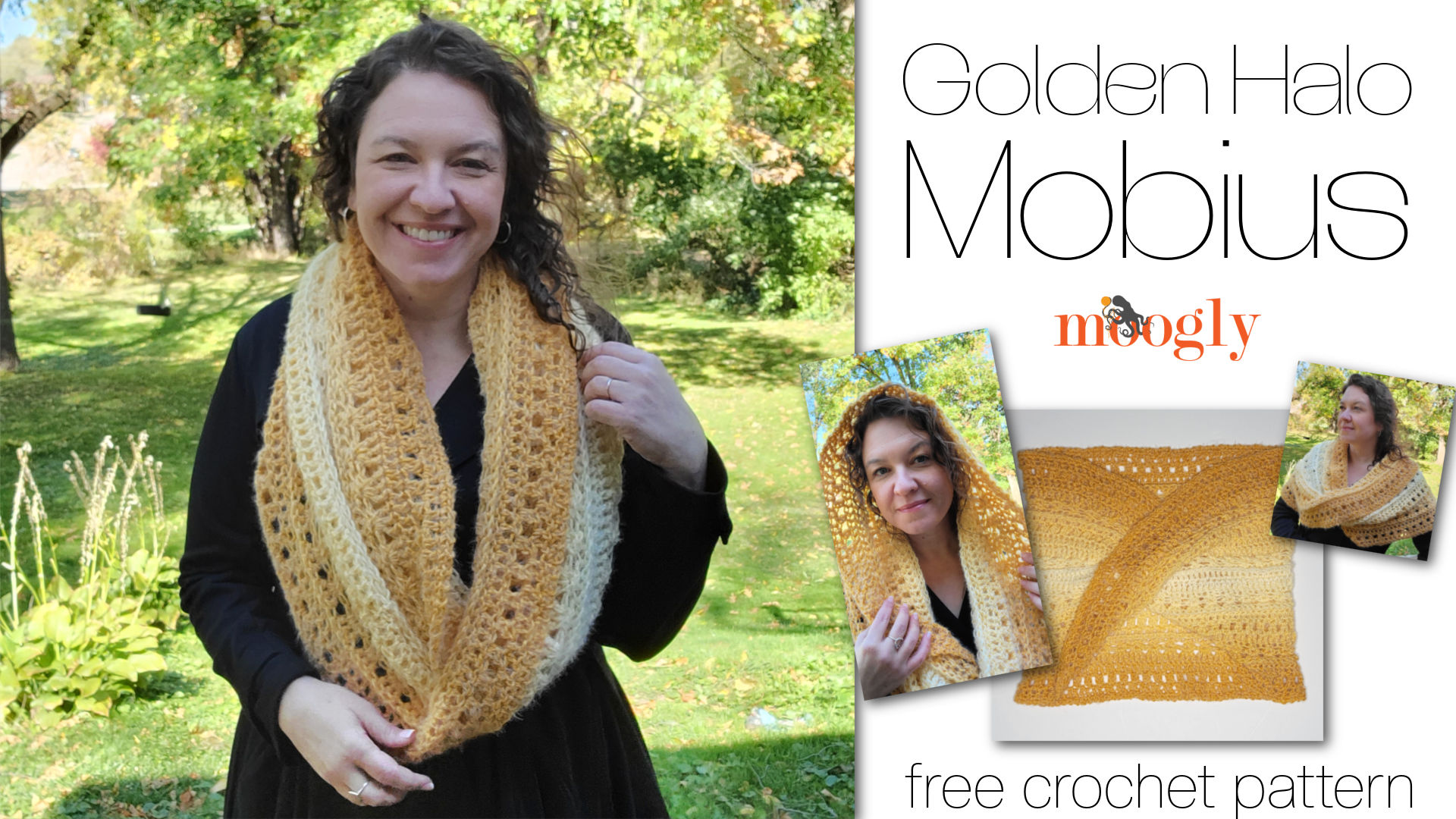 Golden Halo Mobius Free One Skein Crochet Pattern on Moogly