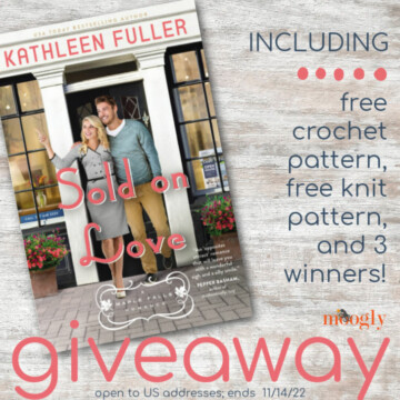 Sold on Love by Kathleen Fuller Giveaway (and Free Patterns)
