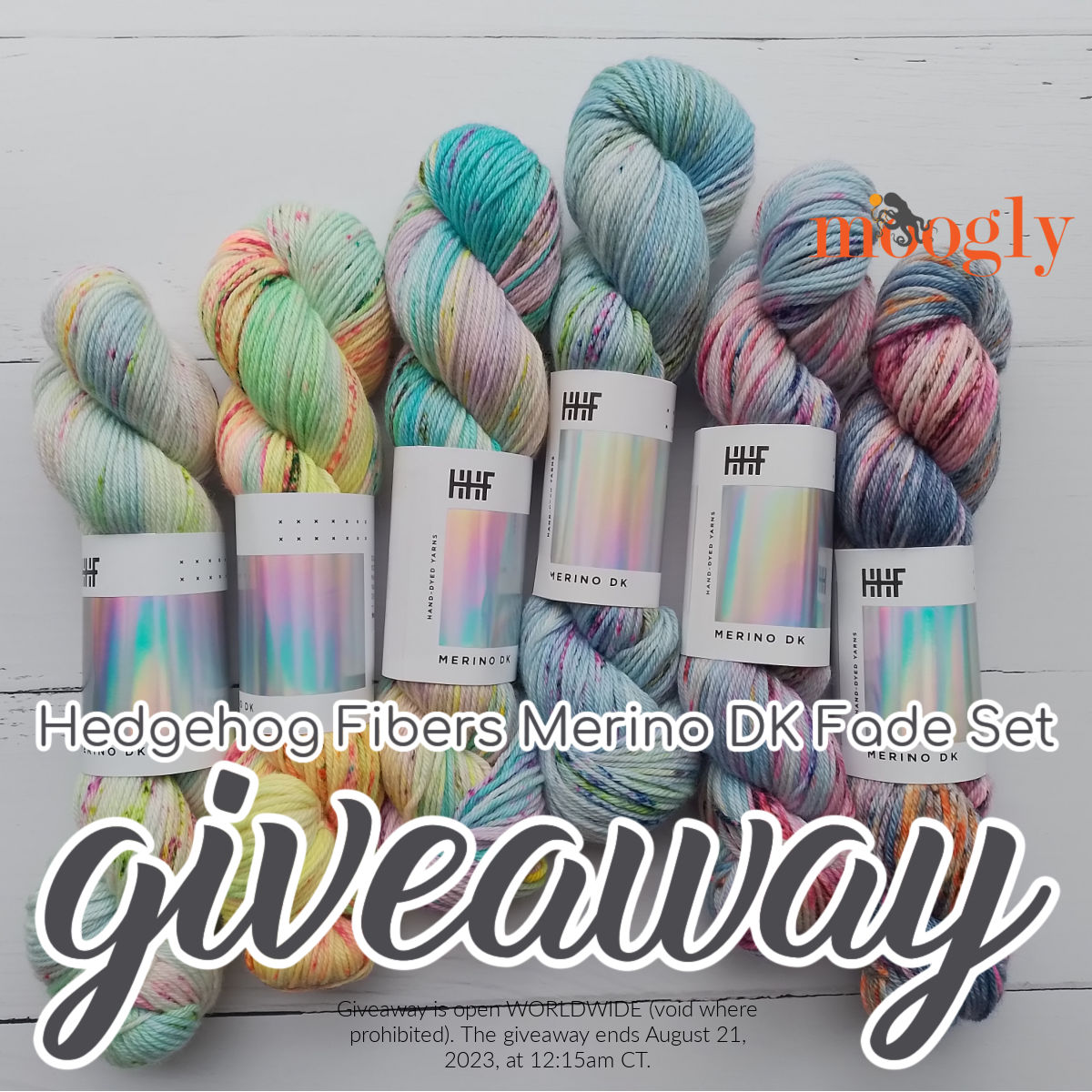Hedgehog Fibers Merino DK Fade Set Giveaway on Moogly