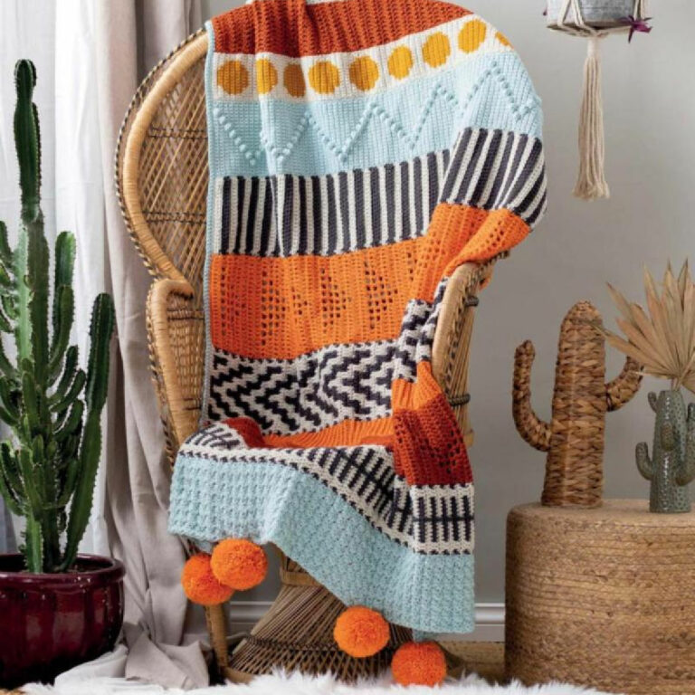 Mix and Match Modern Crochet Blankets by Esme Crick Giveaway - moogly