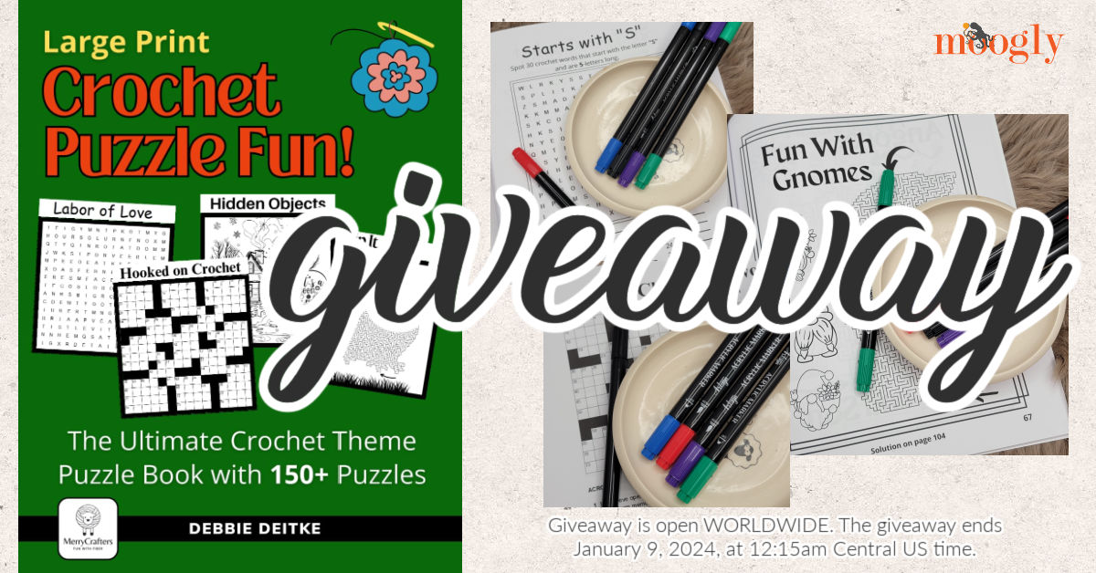 Crochet Puzzle Fun!: Review and Giveaway - moogly