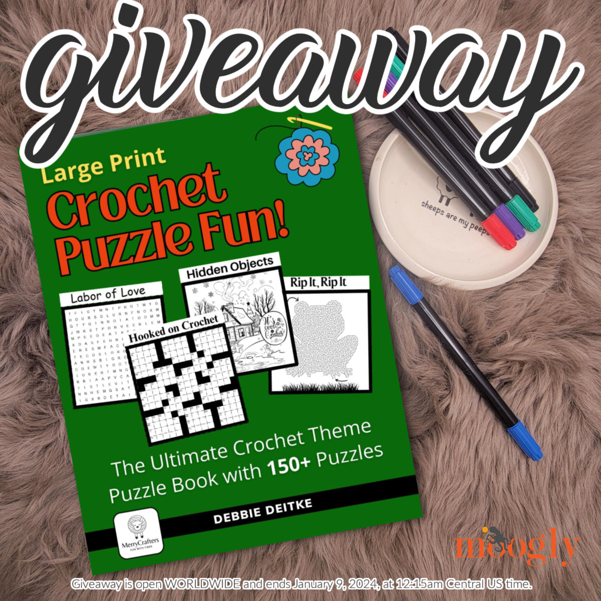 Crochet Puzzle Fun!: Review and Giveaway - moogly