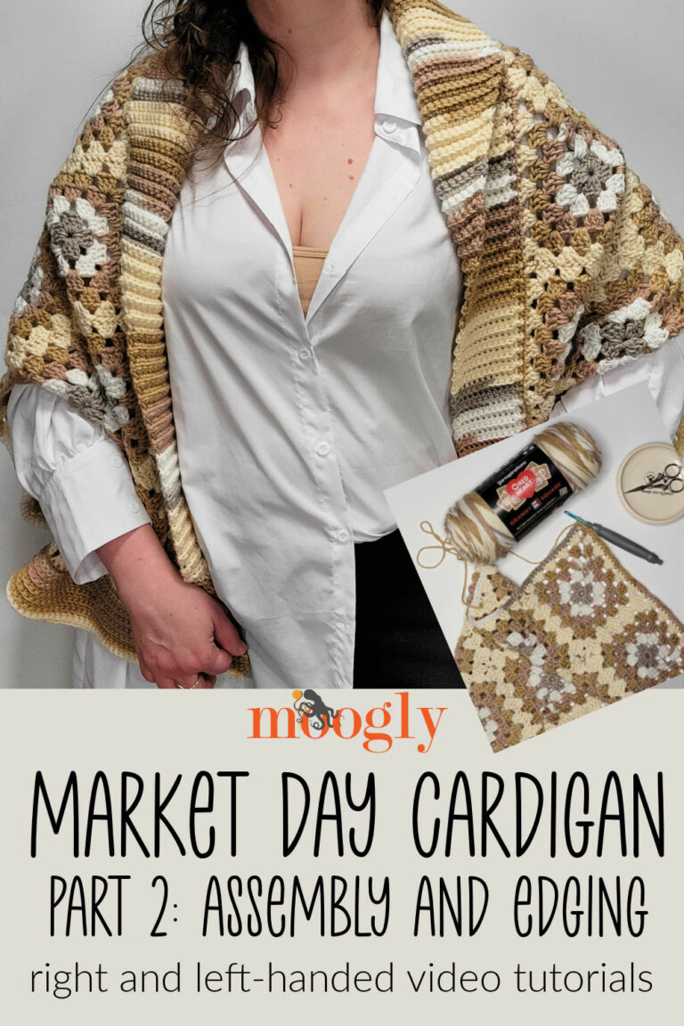 Market Day Cardigan Part 2 Tutorial: Assembly and Edging - moogly