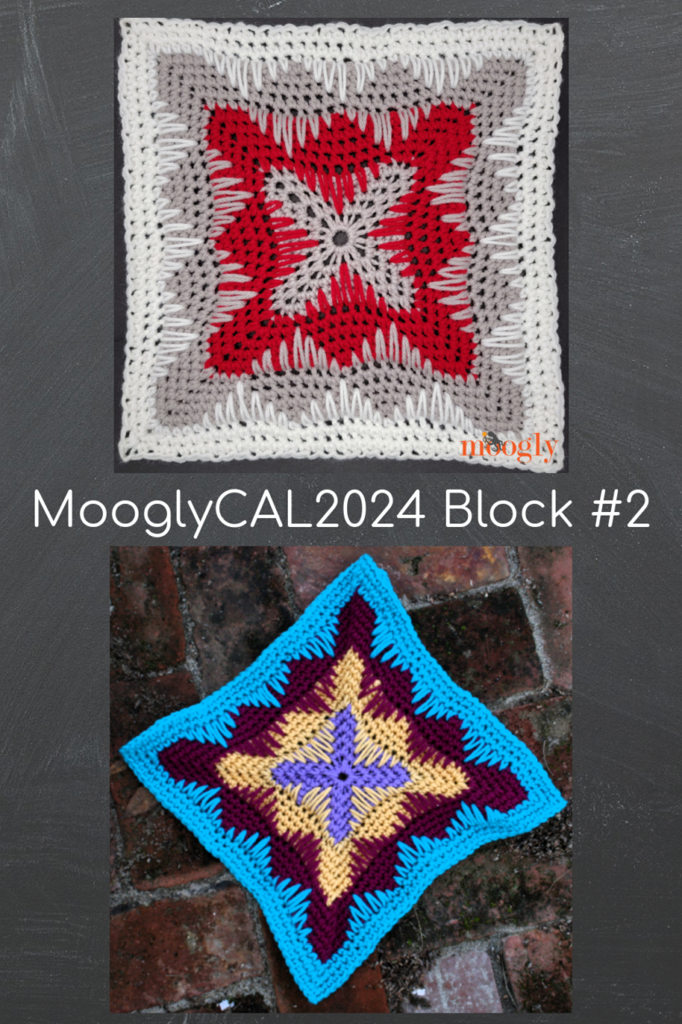 MooglyCAL2024 Block 2 Courtesy of Linda Dean Crochet