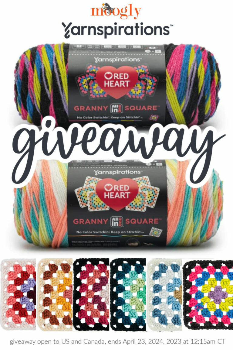 Red Heart All In One Granny Square - New Colors, New Giveaway! - moogly