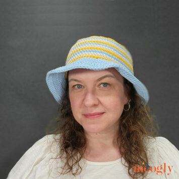 Casual Crochet Bucket Hat - Free Pattern on Moogly
