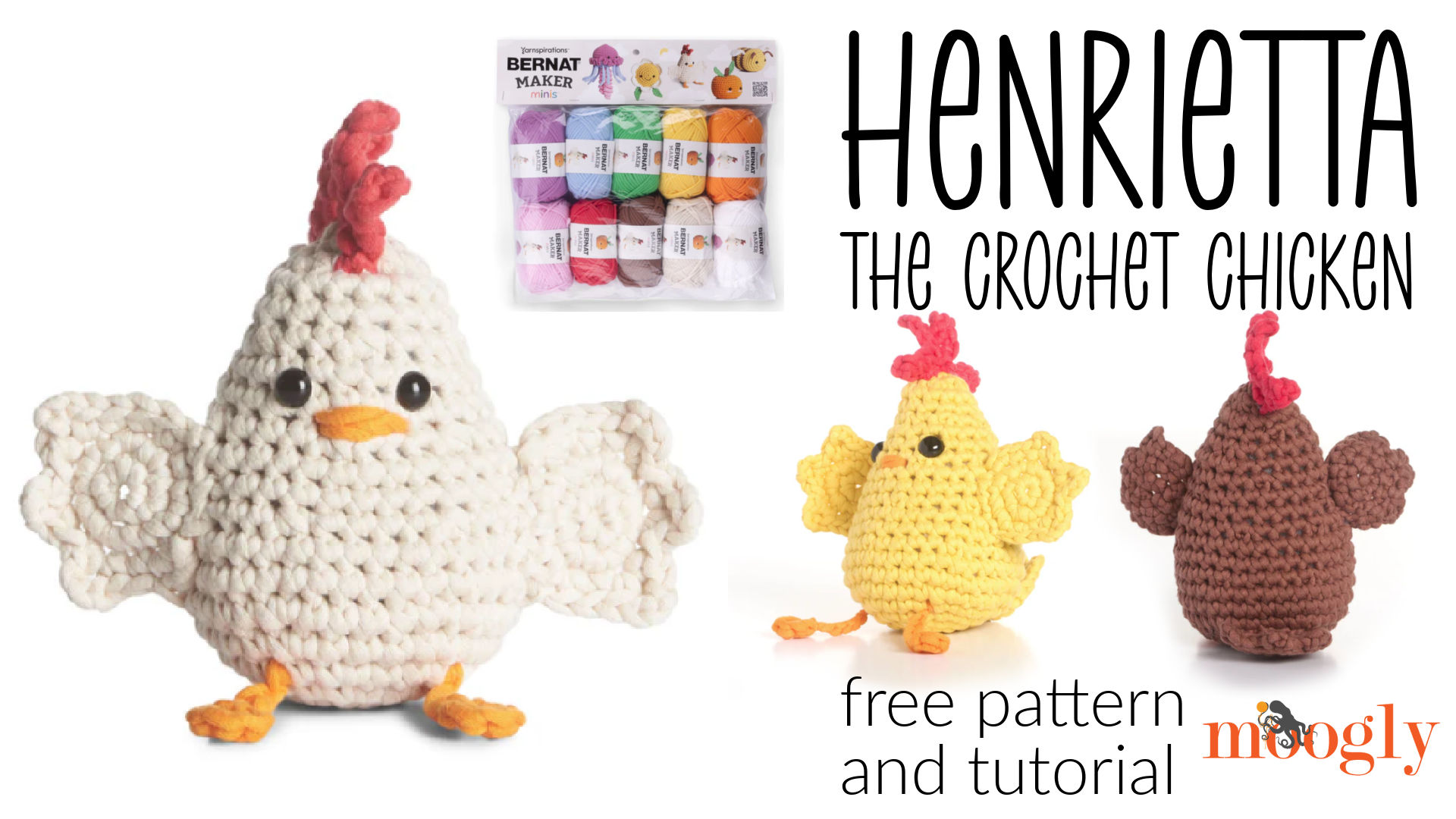 Henrietta the Crochet Chicken: Free Pattern and Tutorial - moogly