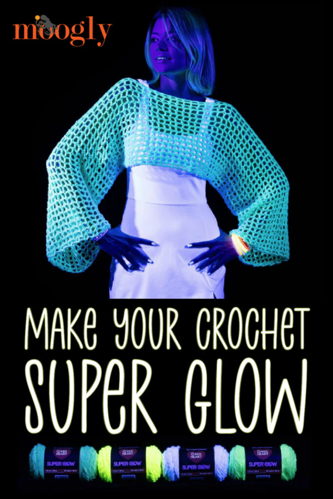 10 Free Red Heart Super Glow Crochet Patterns - moogly