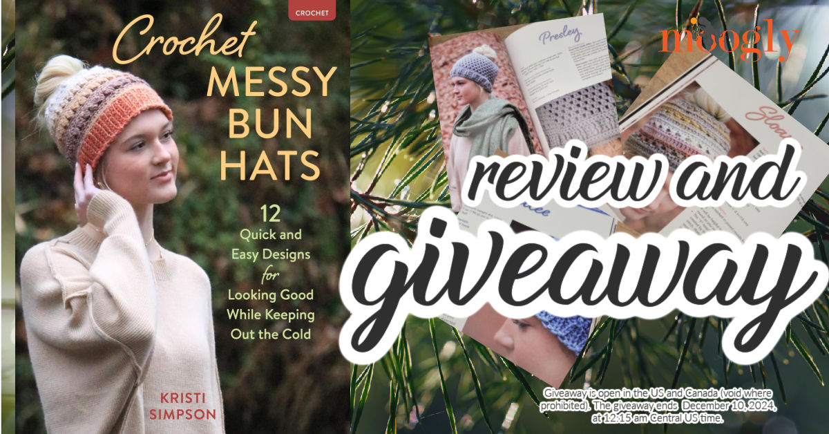 Crochet Messy Bun Hats by Kristi Simpson Book Giveaway