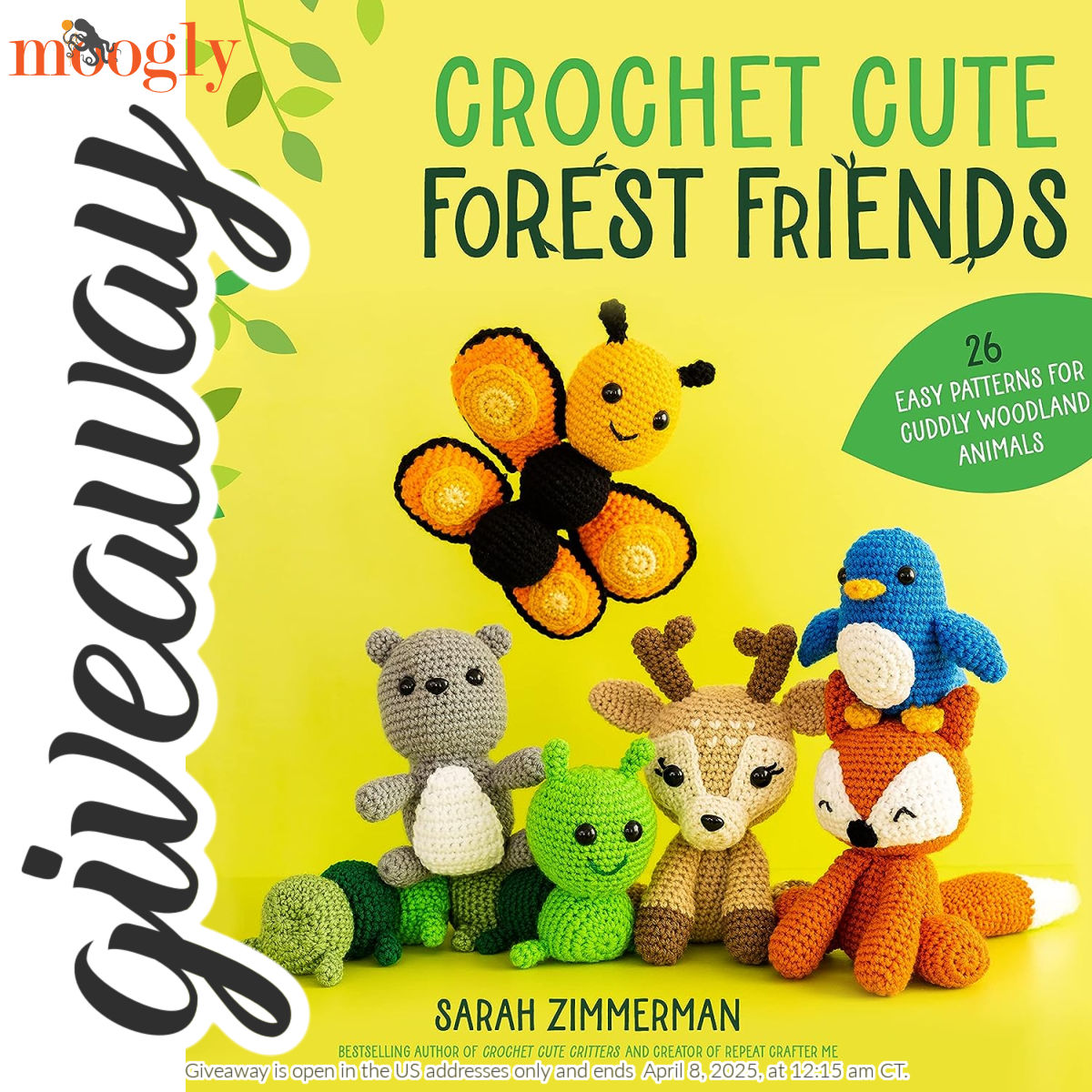 Crochet Cute Forest Friends Book Giveaway on Moogly
