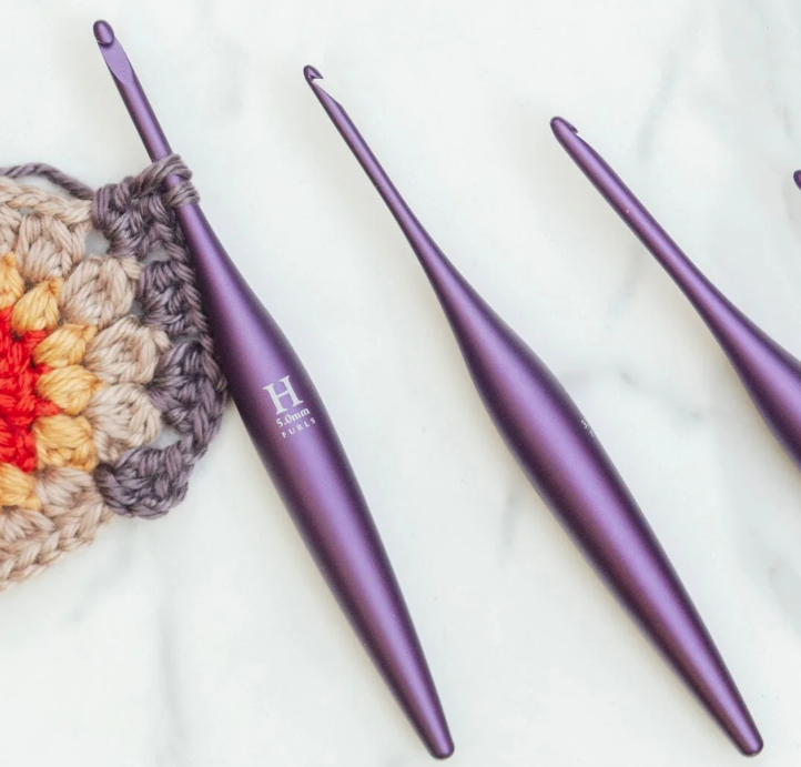 Furls Grape Streamline Metal Crochet Hooks FULL SET Giveaway - moogly