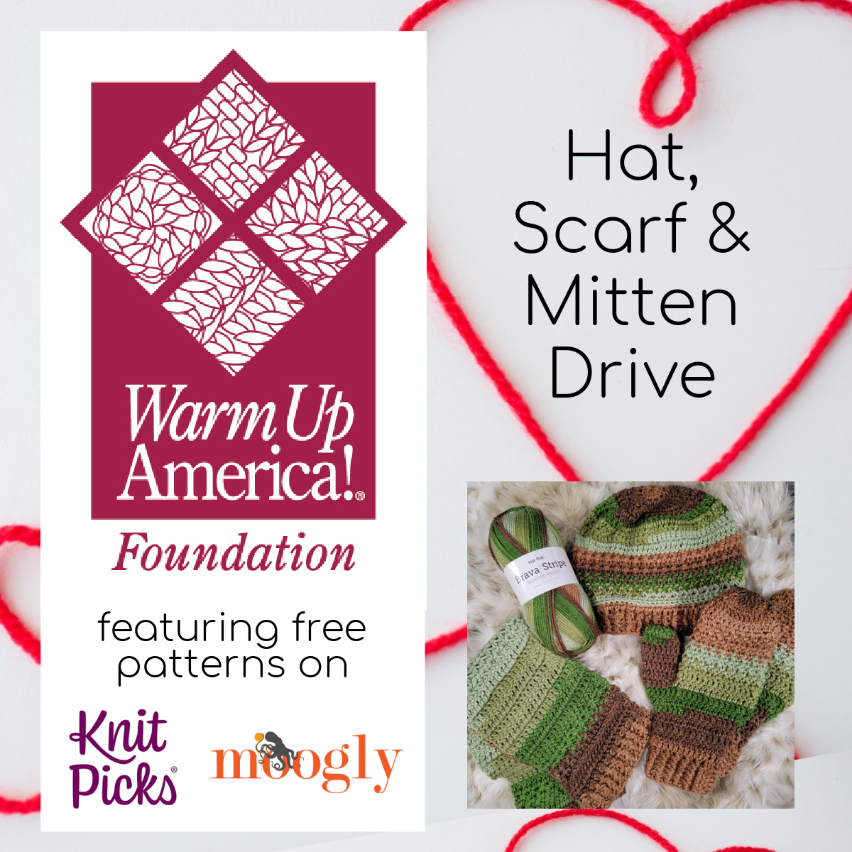 Warm Up America! Hats, Scarves, and Mittens Drive 2025 - moogly