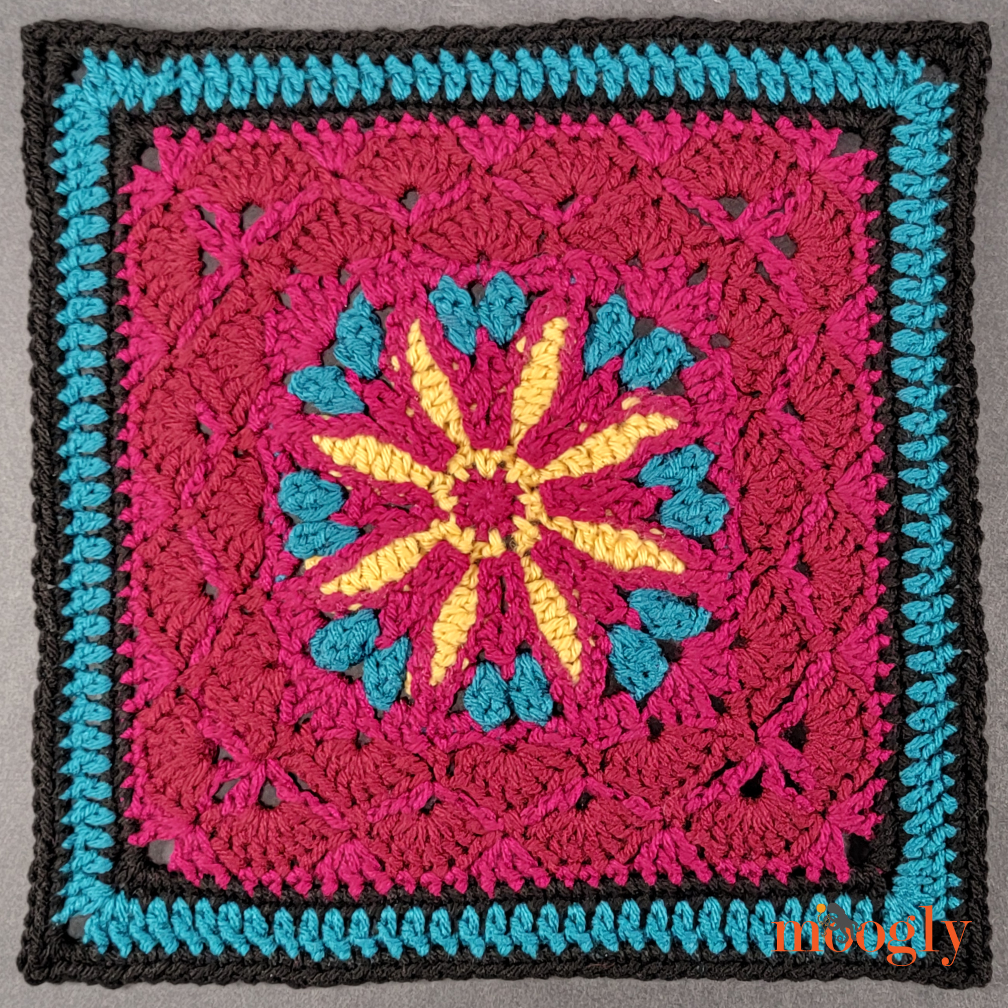 MooglyCAL2025 Block 22 - Courtesy of Make It Crochet