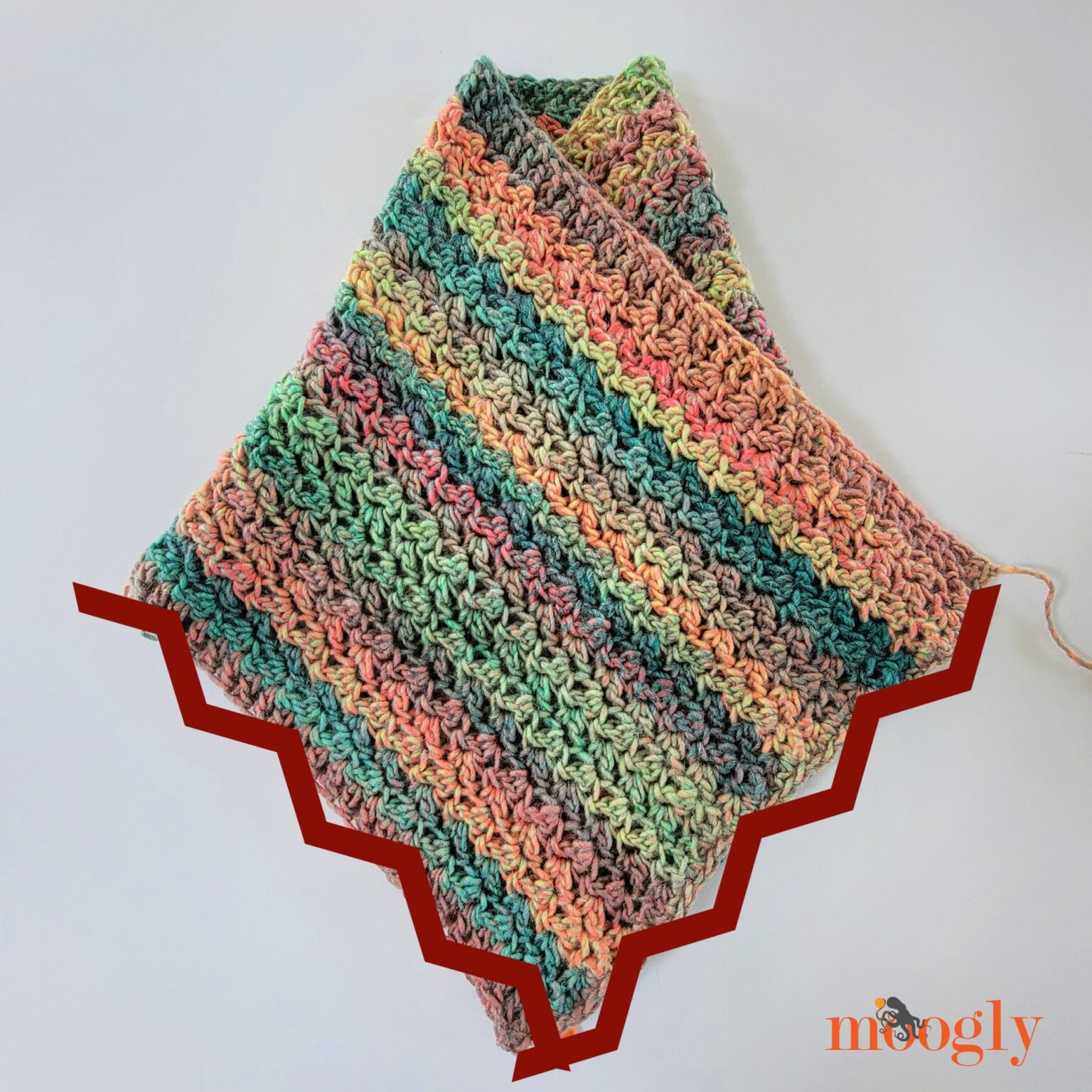 Perfect Point Cowl Crochet Pattern - Moogly