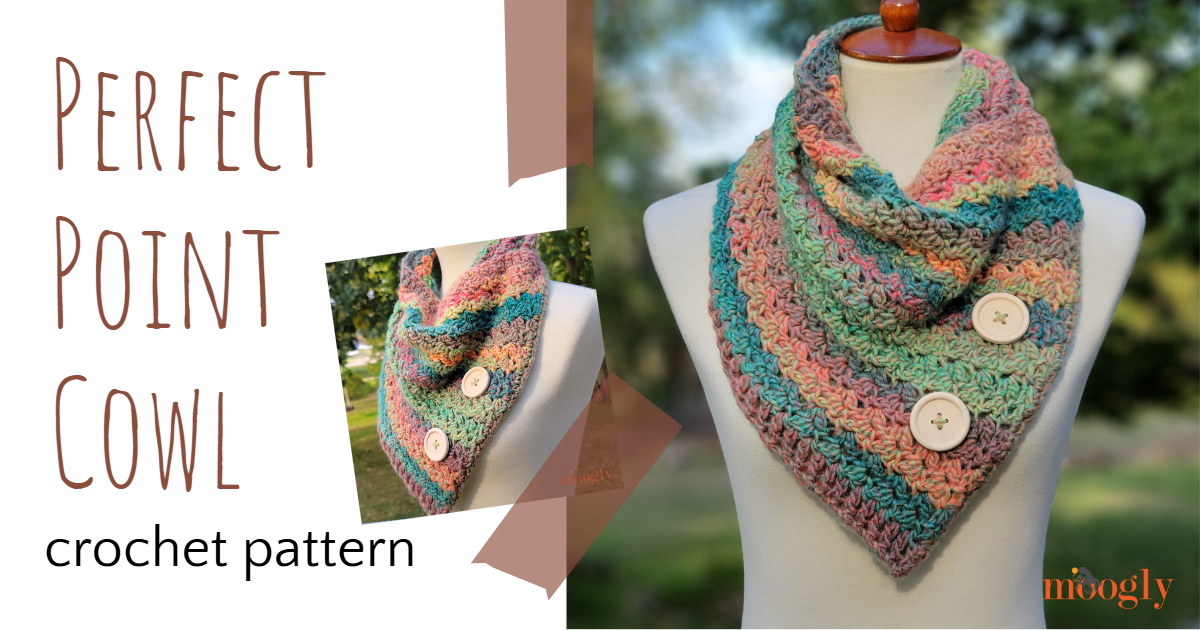 Perfect Point Cowl Crochet Pattern - Moogly