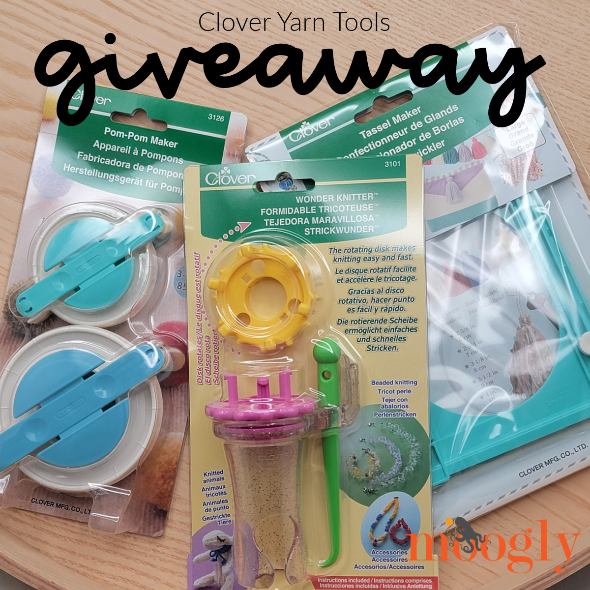 Clover Yarn Tool Set Giveaway - moogly