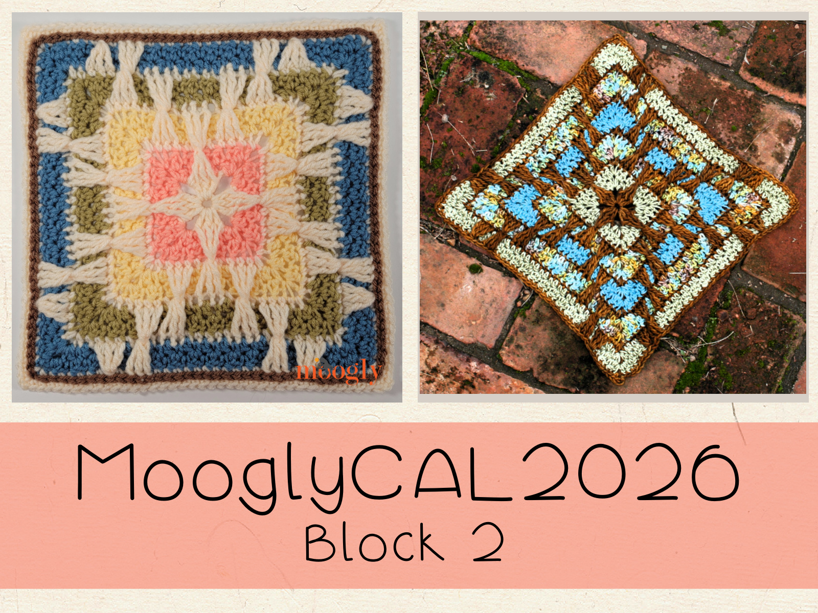 MooglyCAL2026 Block 2 Courtesy of Linda Dean Crochet