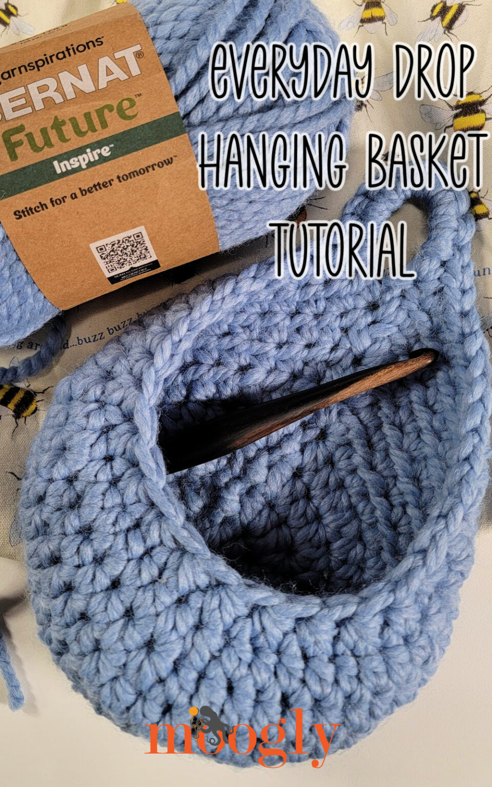 Everyday Drop Hanging Basket Tutorial - moogly