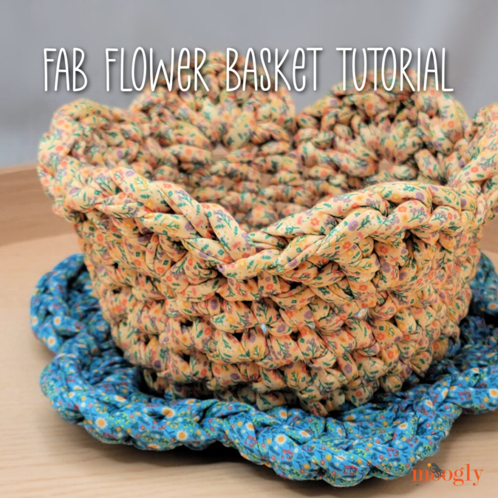Fab Flower Basket Tutorial - Right and Left-Handed on Moogly