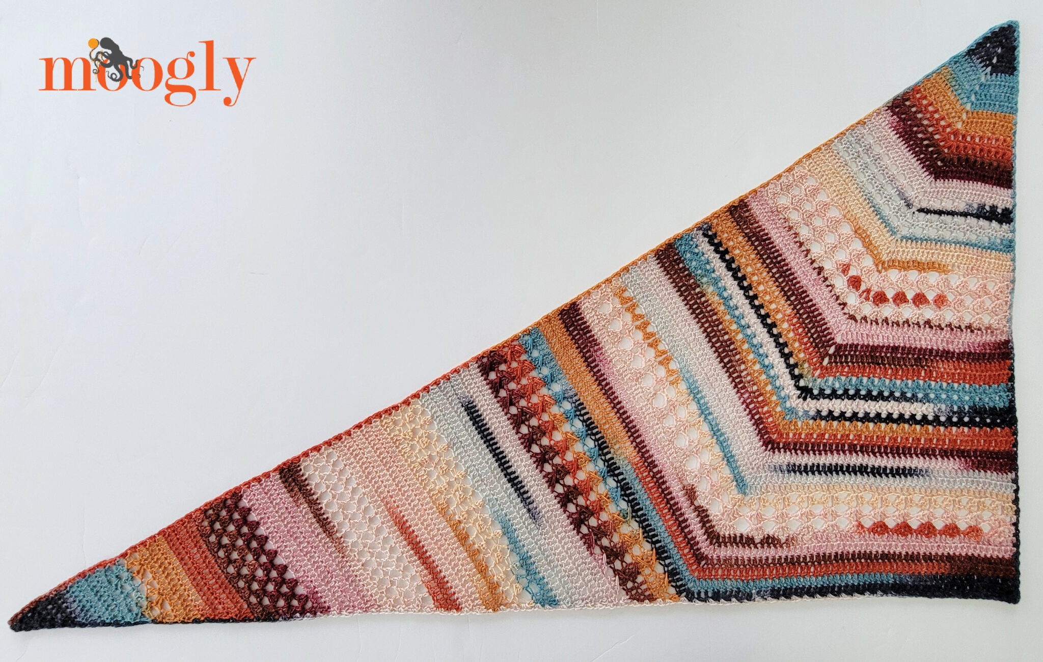 Sideways Sampler Shawl - Part 4 - moogly