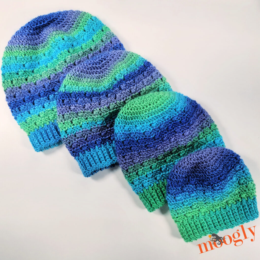 Wrap Stitch Crochet Hat Tutorial - Right and Left-Handed - Moogly